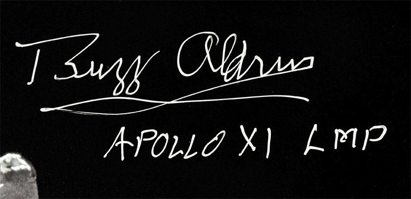 Apollo 11 Crew framed autographs