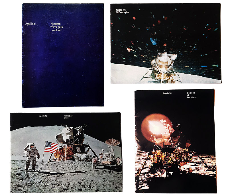 Group of 4 NASA Apollo Brochures