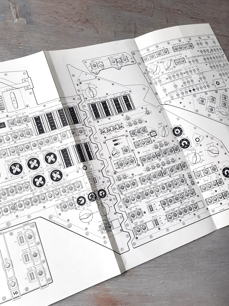 Group of NASA Schematics and Traverse Maps