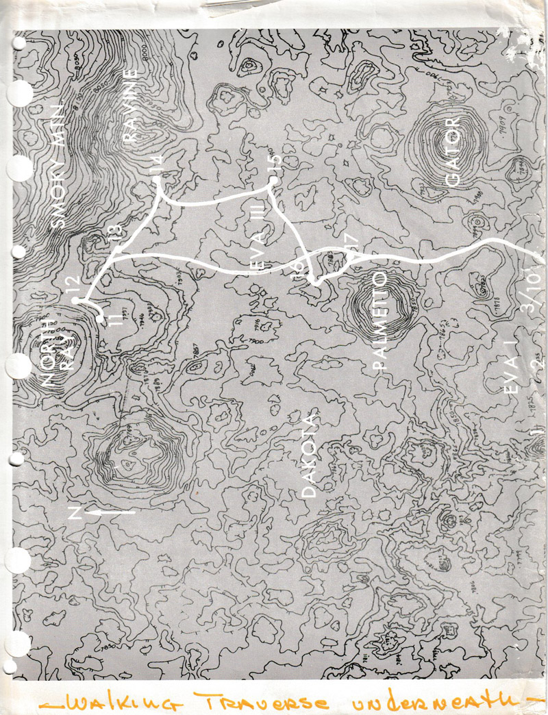 Group of NASA Schematics and Traverse Maps