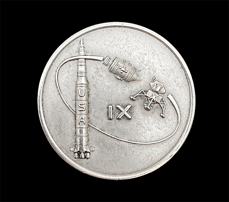 Apollo 9 Flown Robbins Medallion