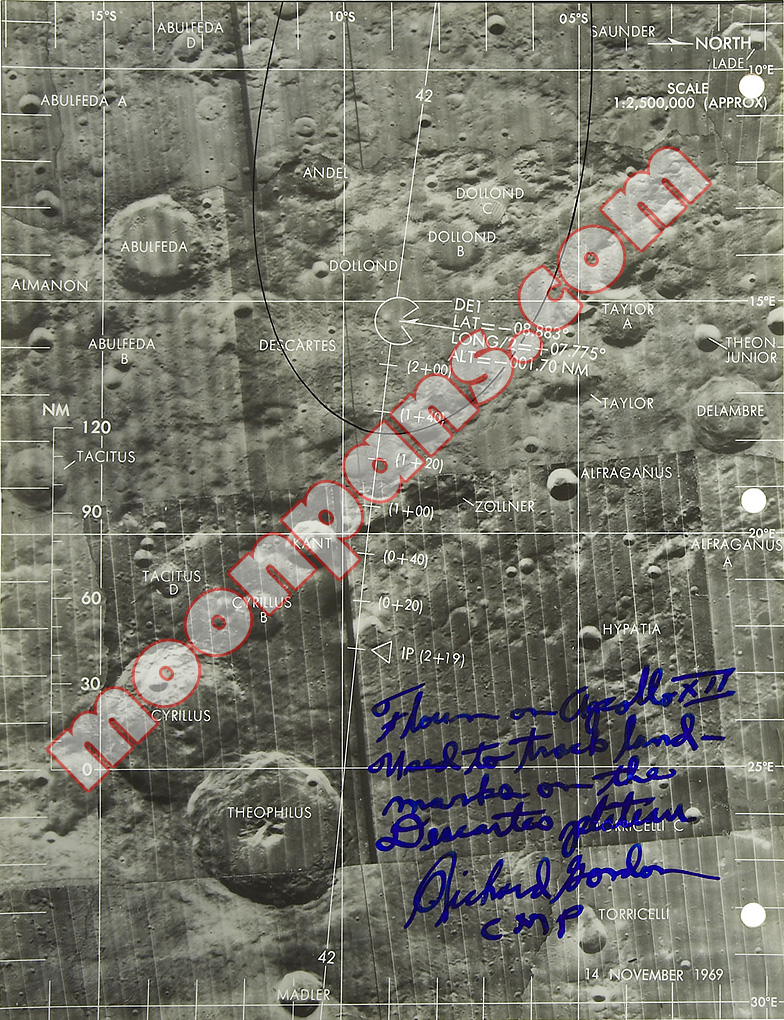 Apollo 12 Flown Maps