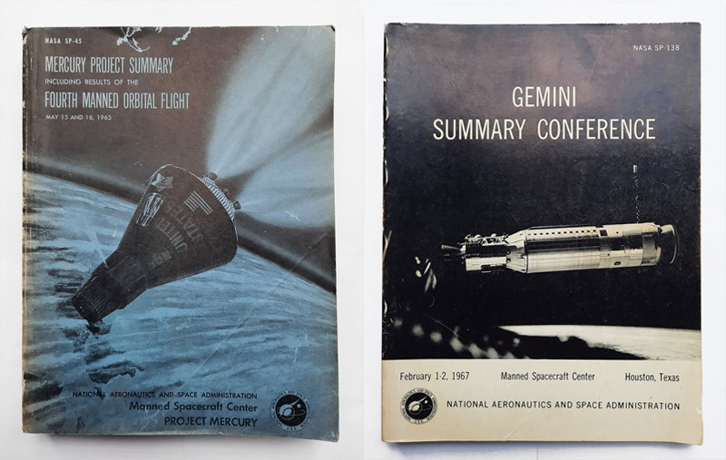 Two NASA Publications - Mercury Project Summary and Gemini Summary ...