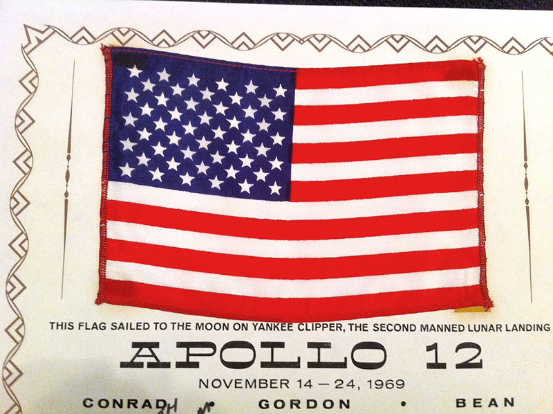 Apollo 12 Flown US Flag