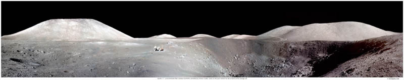 Apollo Panoramas Lunar panoramic photos