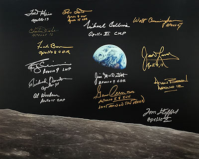 Apollo Astronaut Autographs and Moonwalker Signed Photos by Moonpans