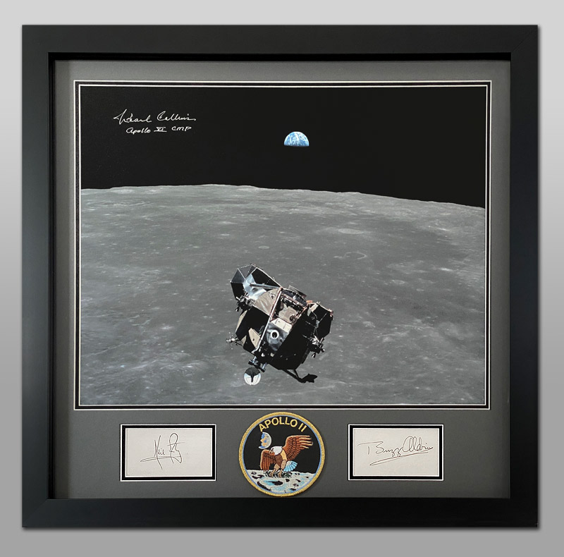Apollo 11 Crew framed autographs