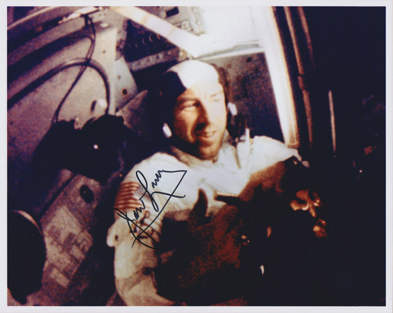 Apollo 8 On Board Footage 10x8 inch Photo Signed by Jim Lovell