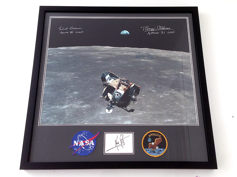 Apollo 11 Crew signatures - Neil Armstrong Autograph, Buzz Aldrin and ...