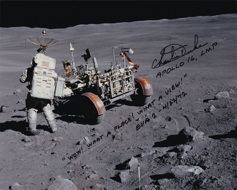 Charlie Duke signed 10x8 Photo