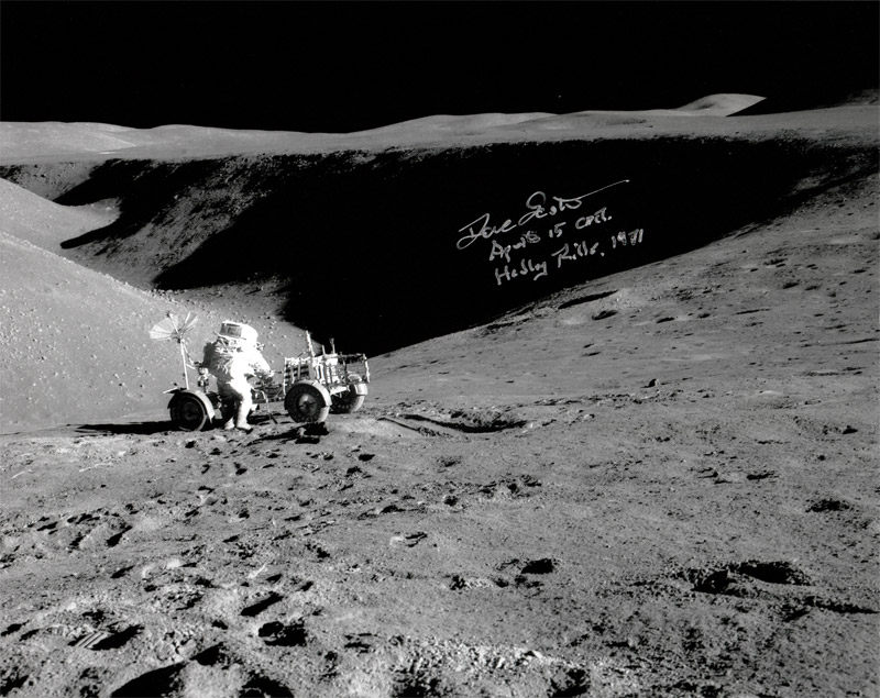 Dave Scott Astronaut Autographs 10x8 Photo