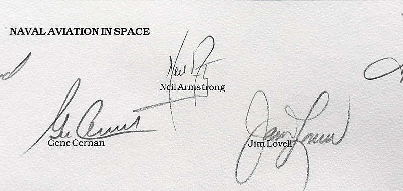 Naval Aviation in Space Signed Print