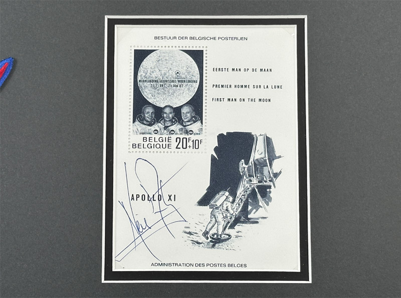 Apollo 11 Neil Armstrong framed autograph