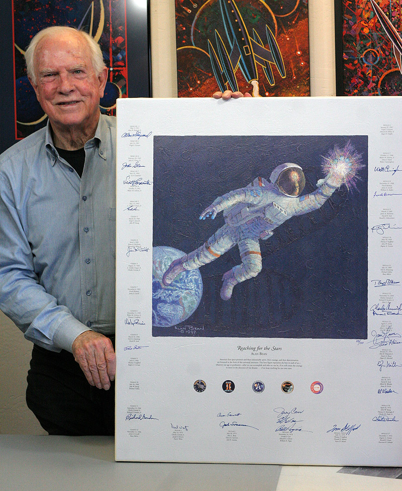 Alan Bean - Reaching For The Stars Signed by 30 Astronauts
