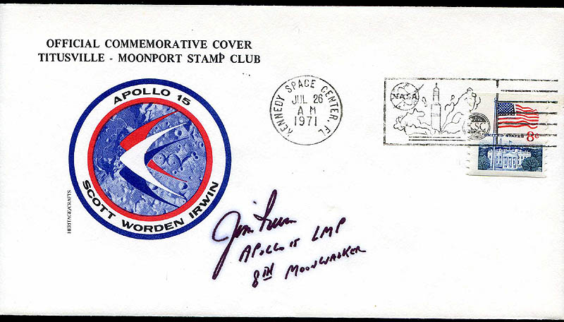 Apollo Signed Covers - Apollo 16 Insurance Cover Apollo 11 signed cover
