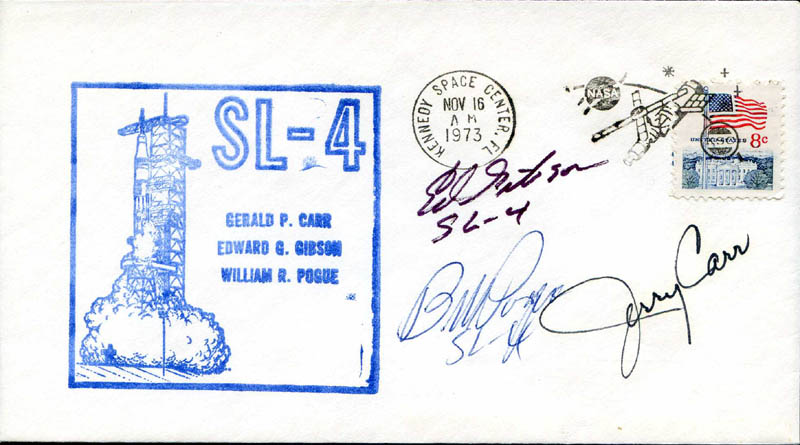 Apollo Signed Covers - Apollo 16 Insurance Cover Apollo 11 signed cover